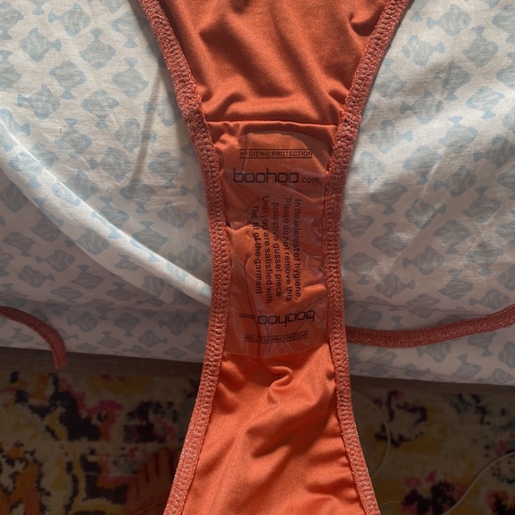 Boohoo Plus | Swim | Boohoo Plus Rust Colored Glitter Triangle Bikini ...